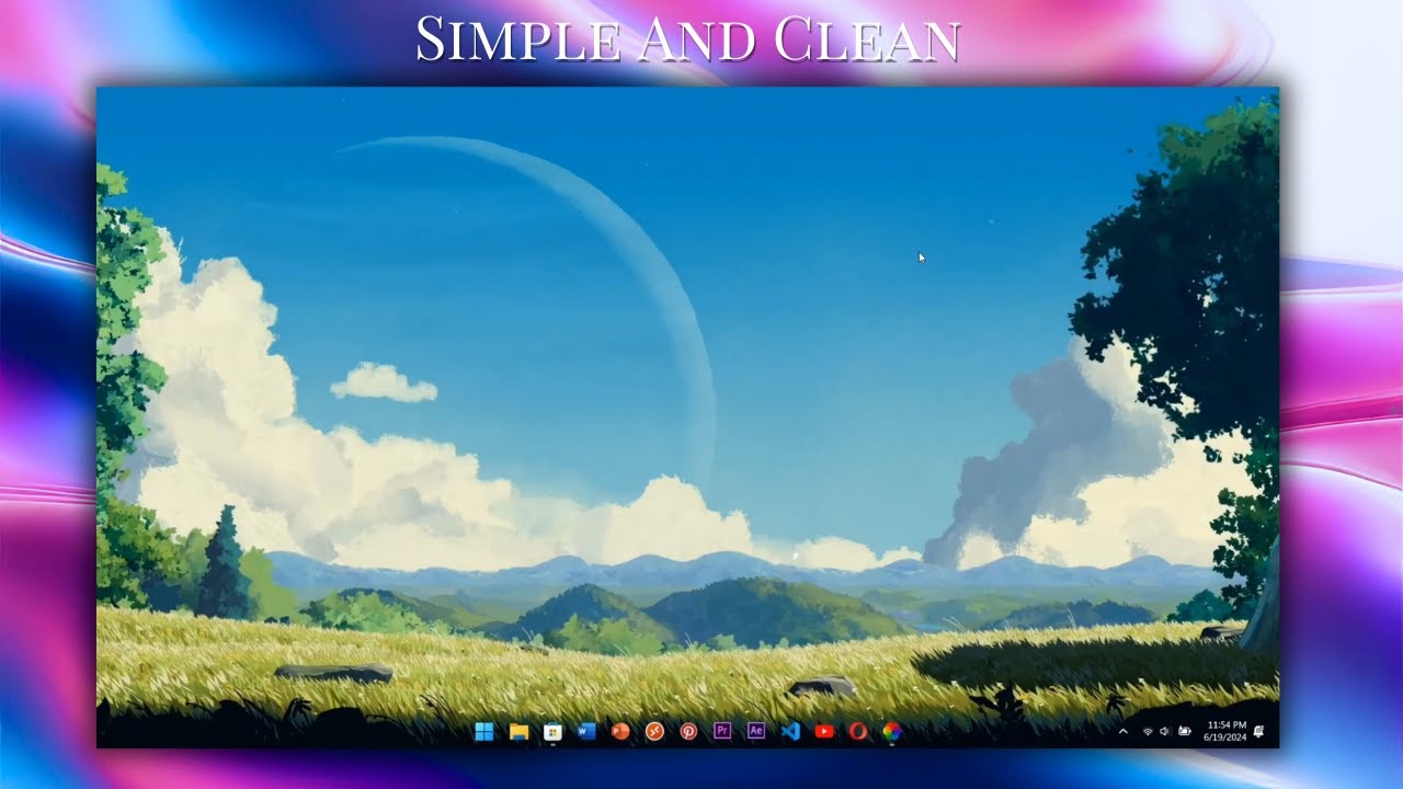 Make Your Desktop Look Clean And Simple In 2 Minutes - YouTube