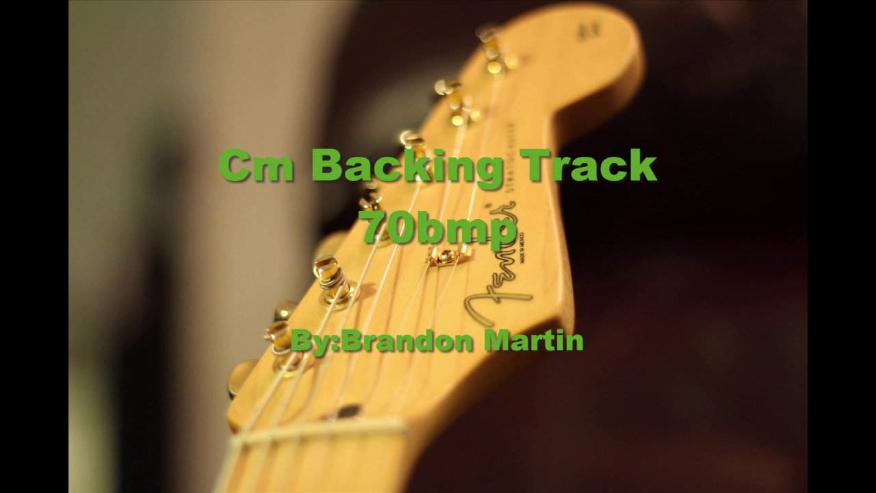 Chill Slow Guitar Cm Backing Track 70Bpm | Cm Jam Track - YouTube