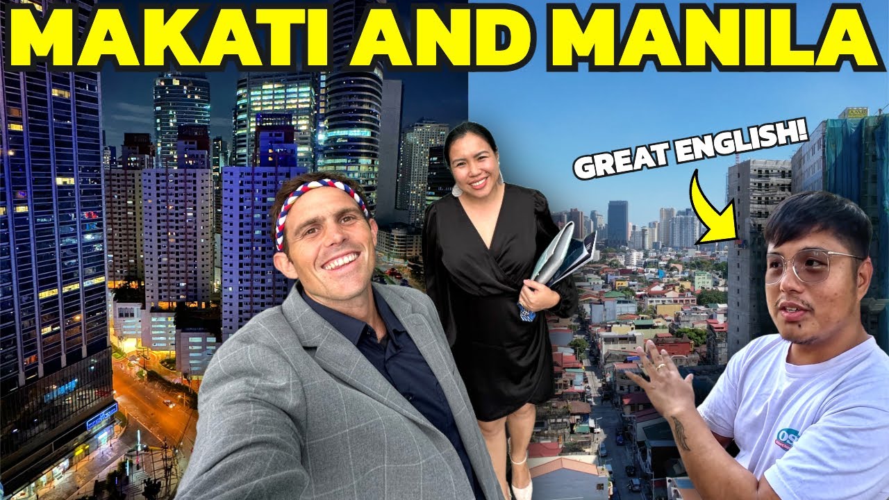 MANILA and MAKATI STREET WALK - Filipinos Speak Great English ...