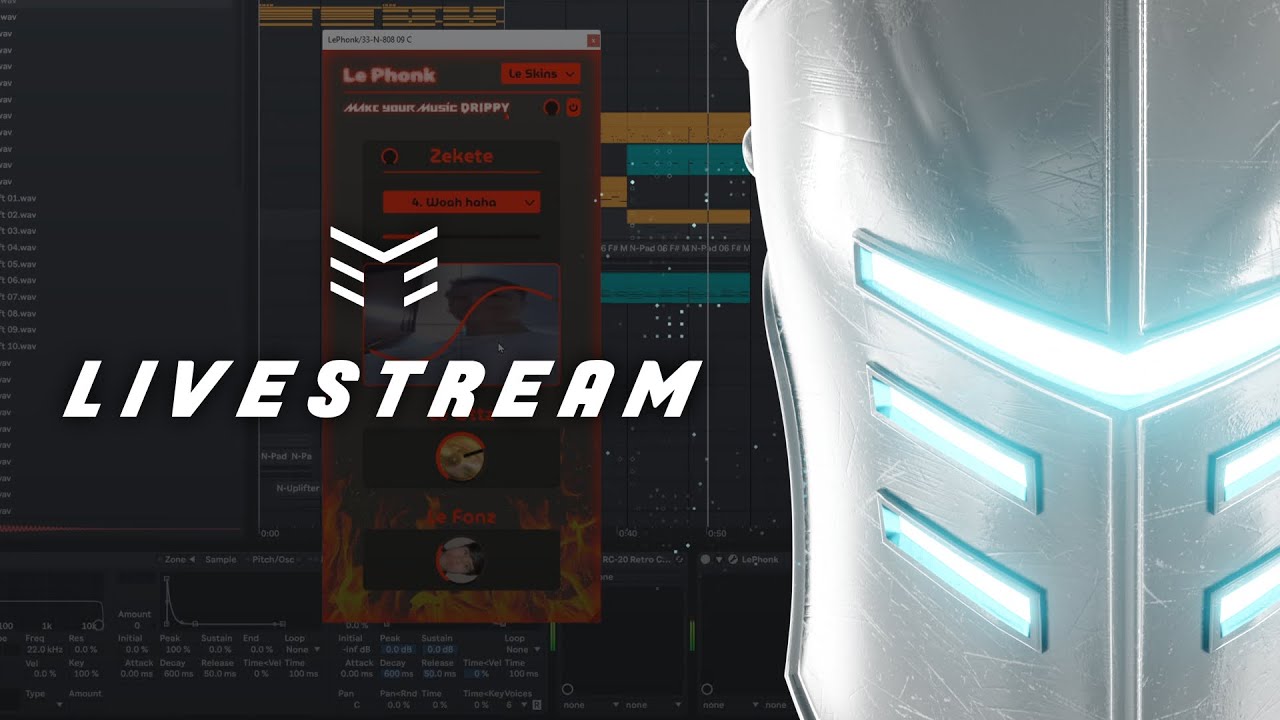 LIVESTREAM - PHONK + LEPHONK + MELODIC RIDDIM = ???, REZONATOR AND MORE ...