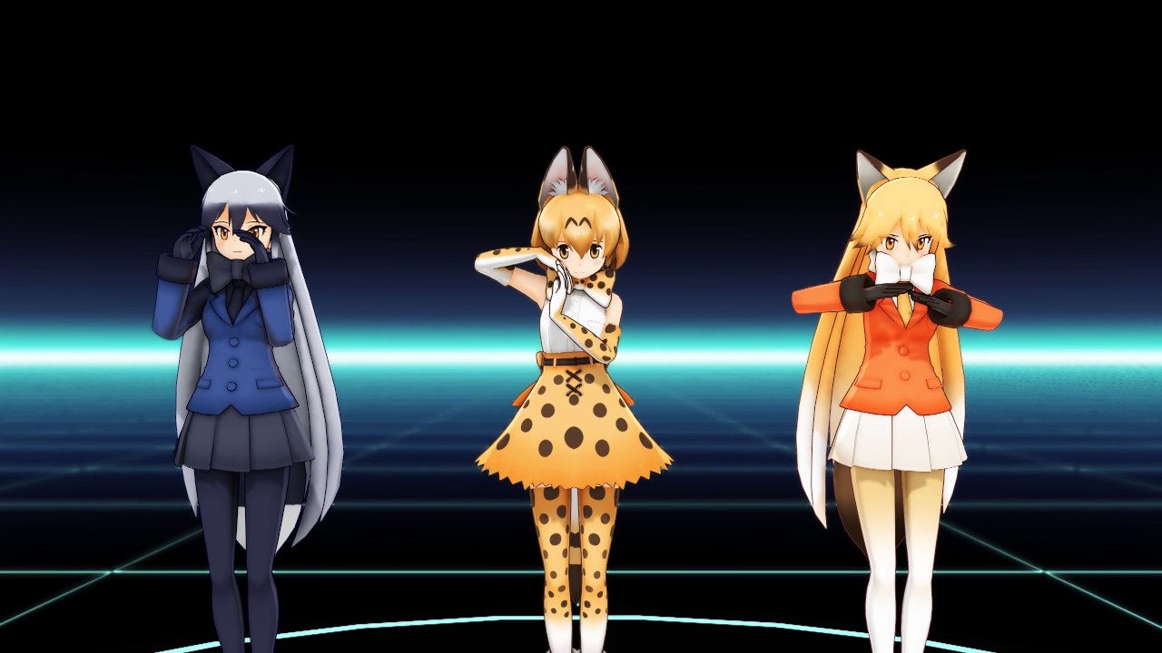 Mmd Serval Silver Red Fox - Wave 3 Person Motion Blur - YouTube