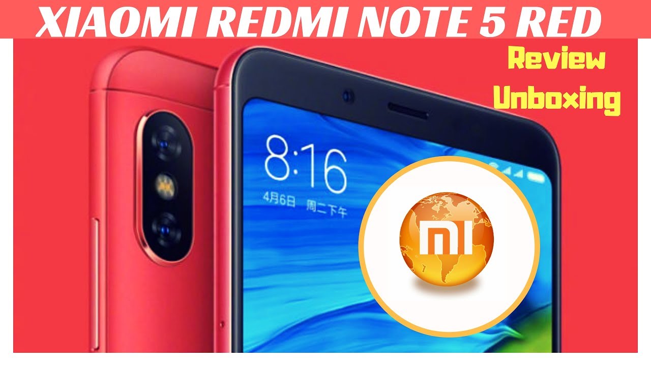 Xiaomi Redmi Note 5 RED Review & Unboxing MIUI 10 - YouTube