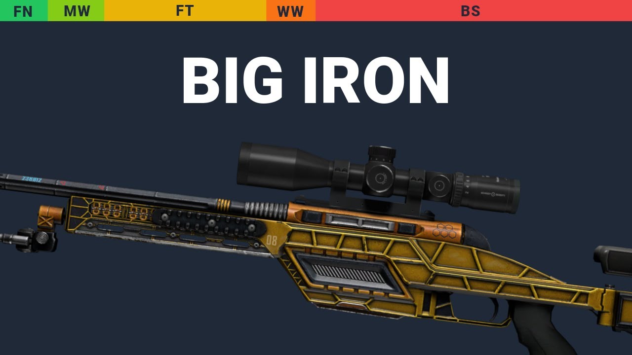 SSG 08 Big Iron - Skin Float And Wear Preview - YouTube