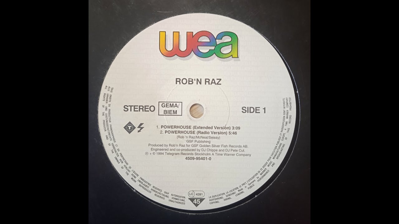 Rob 'N' Raz – Power House (Extended Version) - YouTube