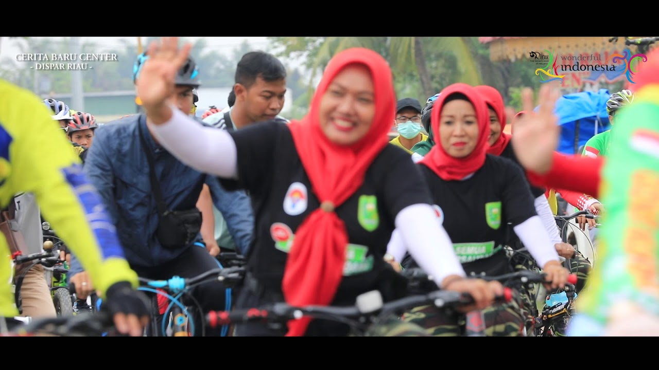 Gowes Nusantara 2019 Etape Danau Raja, Rengat, Indragiri Hulu - YouTube