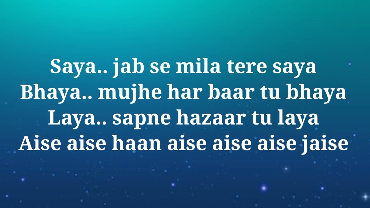 Saree Ke Fall Sa full song with lyrics | R... Rajkumar | - YouTube