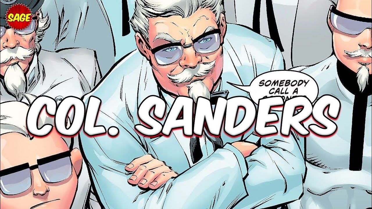 Who is DC Comics' Colonel Sanders? Fried Chicken with a Vengeance - YouTube
