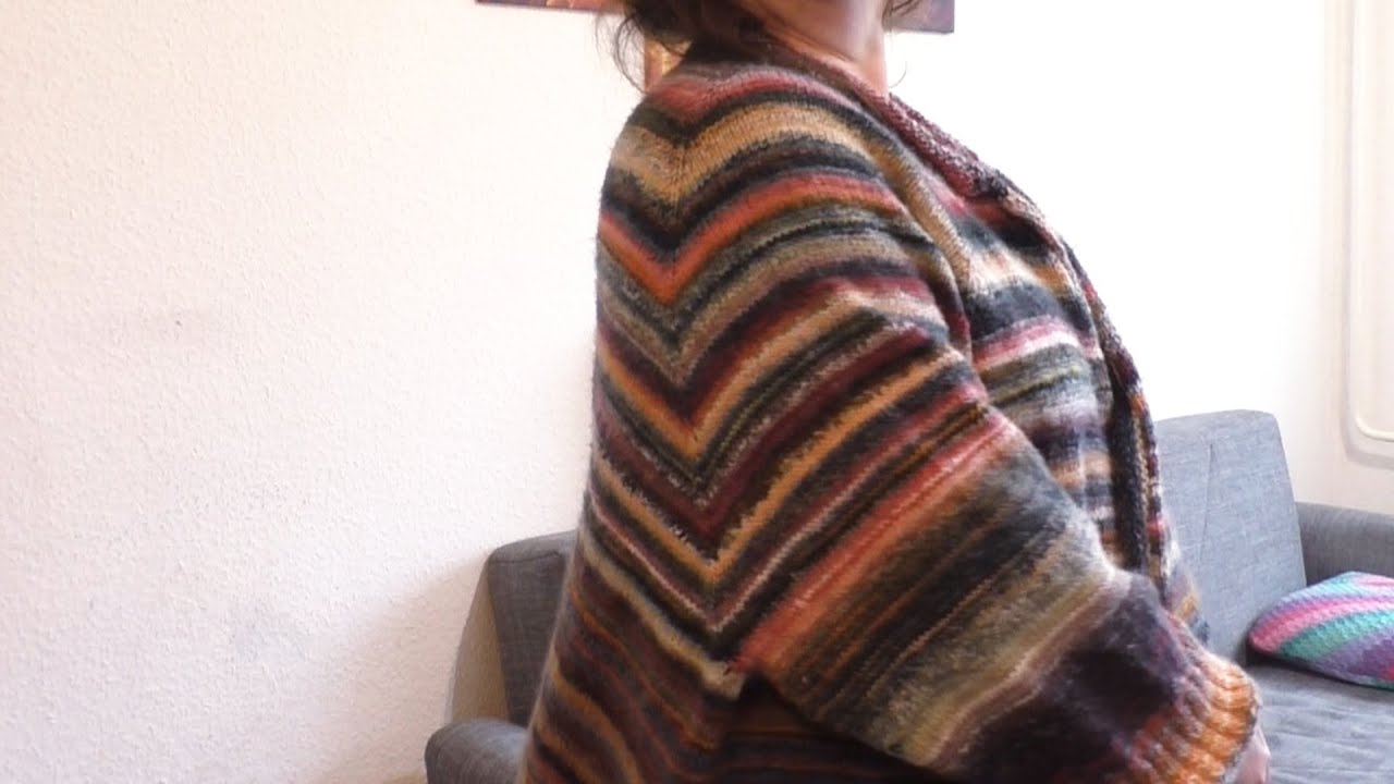 Strickjacke stricken alle Größen ohne rechnen / Teil 4 / Bündchen und ...