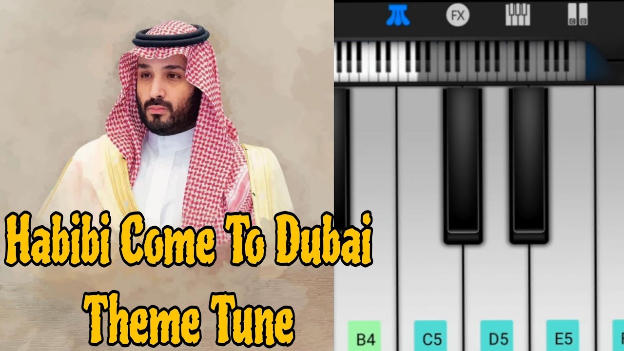 Habibi Come To Dubai Theme Paino Tune || #shorts #viral #trending # ...