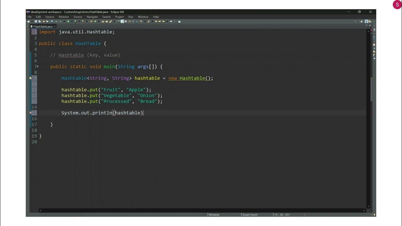 Hashtables in Java - YouTube