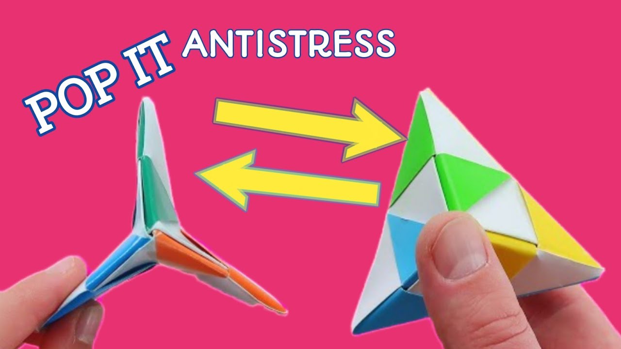 How To Make Cool Origami POP IT/Easy DIY POP IT/Origami Fidget Easy ...
