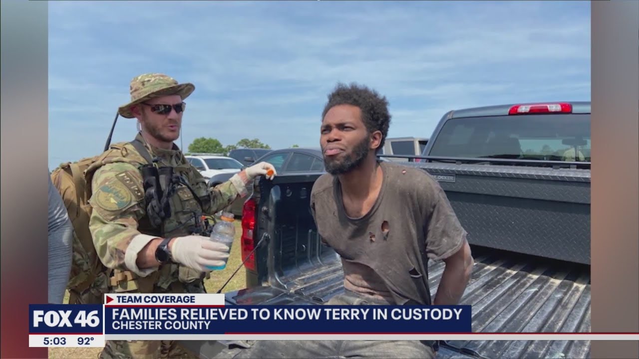 Families relieved to know accused killer Tyler Terry is in custody ...