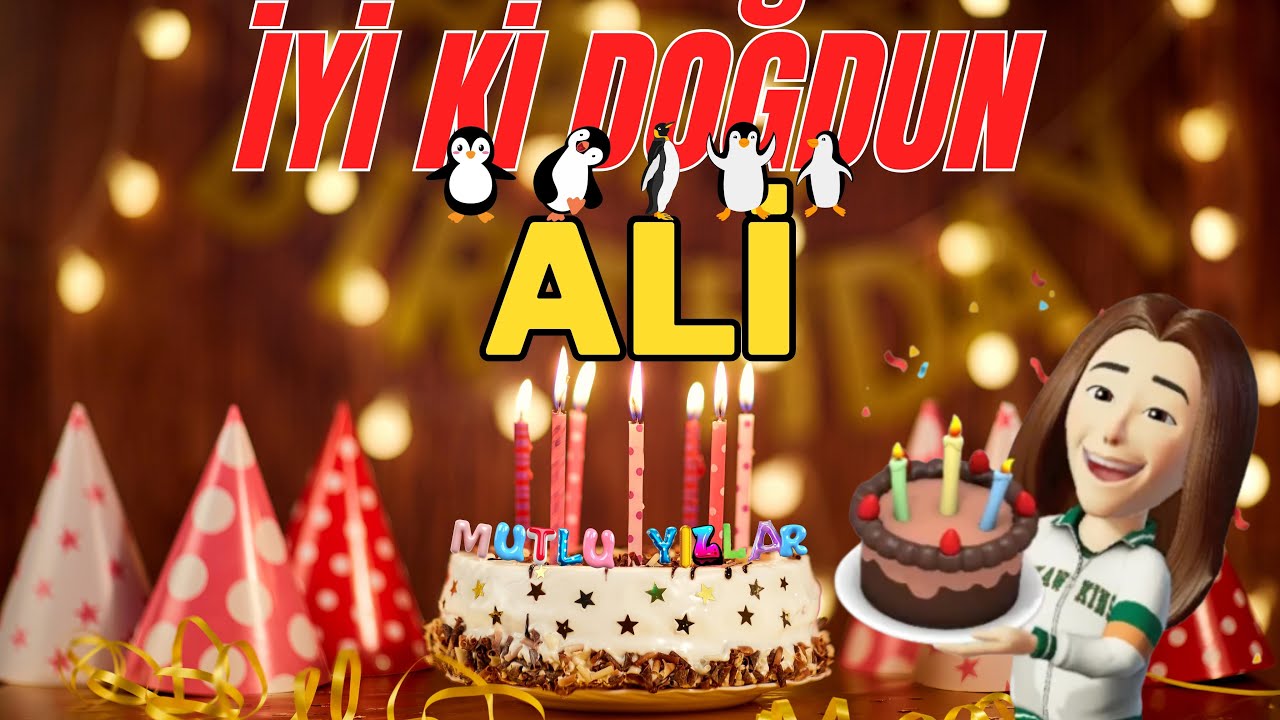 Mutlu Yıllar Ali - Doğum Günü Şarkısı - İyi ki Doğdun Ali (Versiyon 2) - YouTube