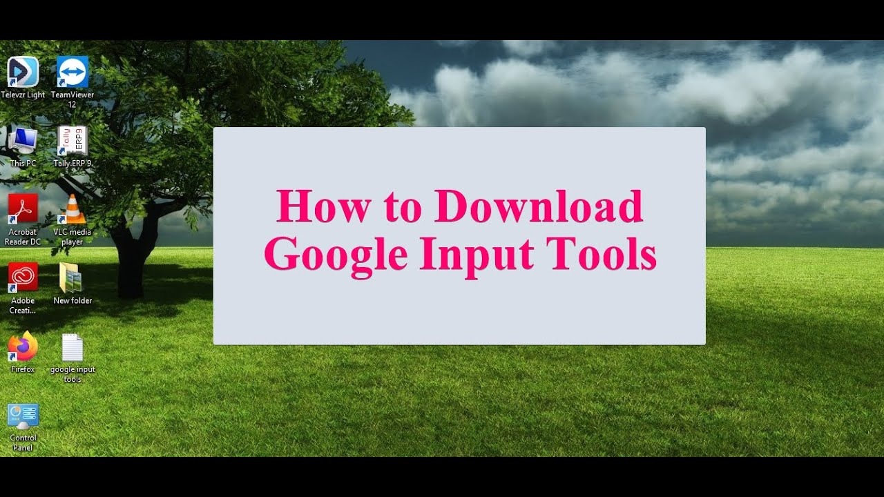 How to download Google Input tools in windows 7/8/10 - YouTube
