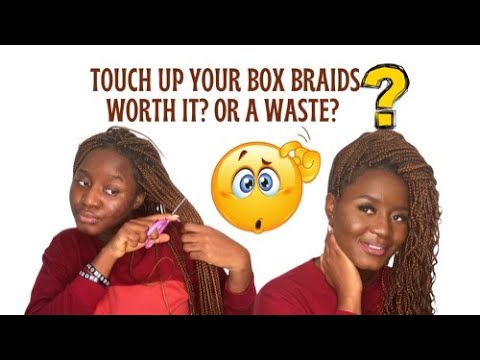 How to Touch Up Your Box Braids at Home! - YouTube