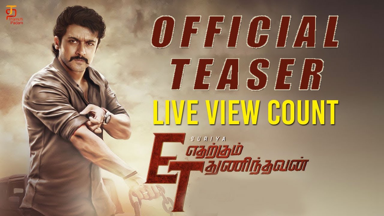 Etharkkum Thunindhavan Teaser Live View Count | Suriya | Pandiraj | Sun ...
