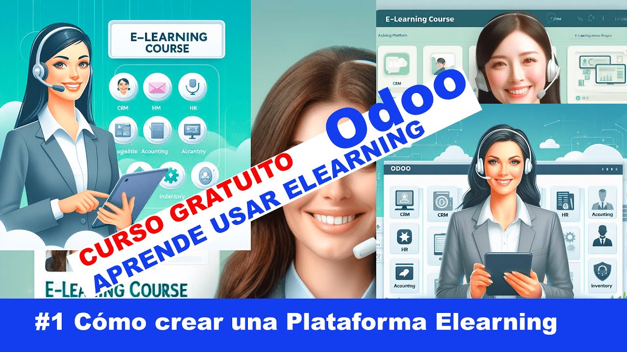 Cómo utilizar Odoo para crear una Plataforma Elearning - YouTube