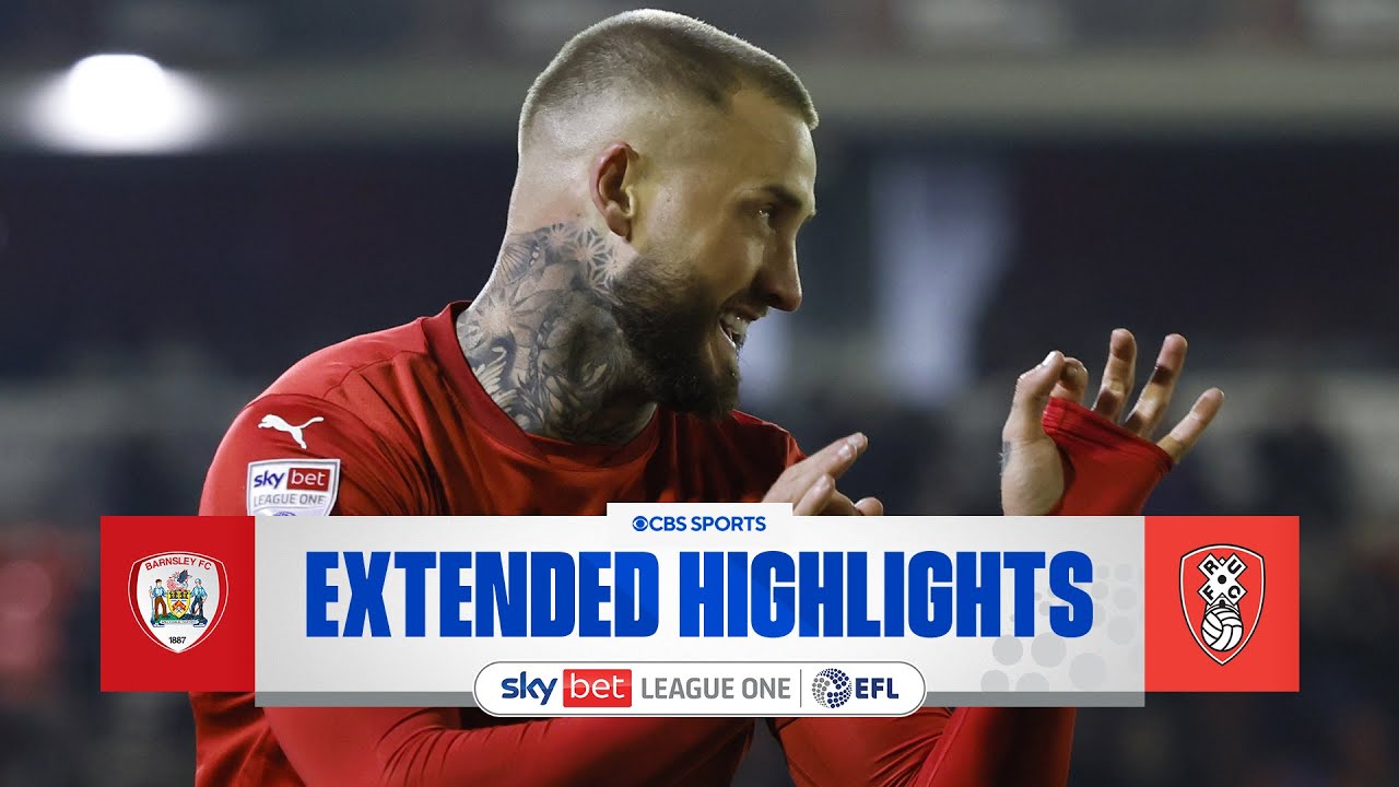 Barnsley vs. Rotherham United: Extended Highlights | EFL League One ...
