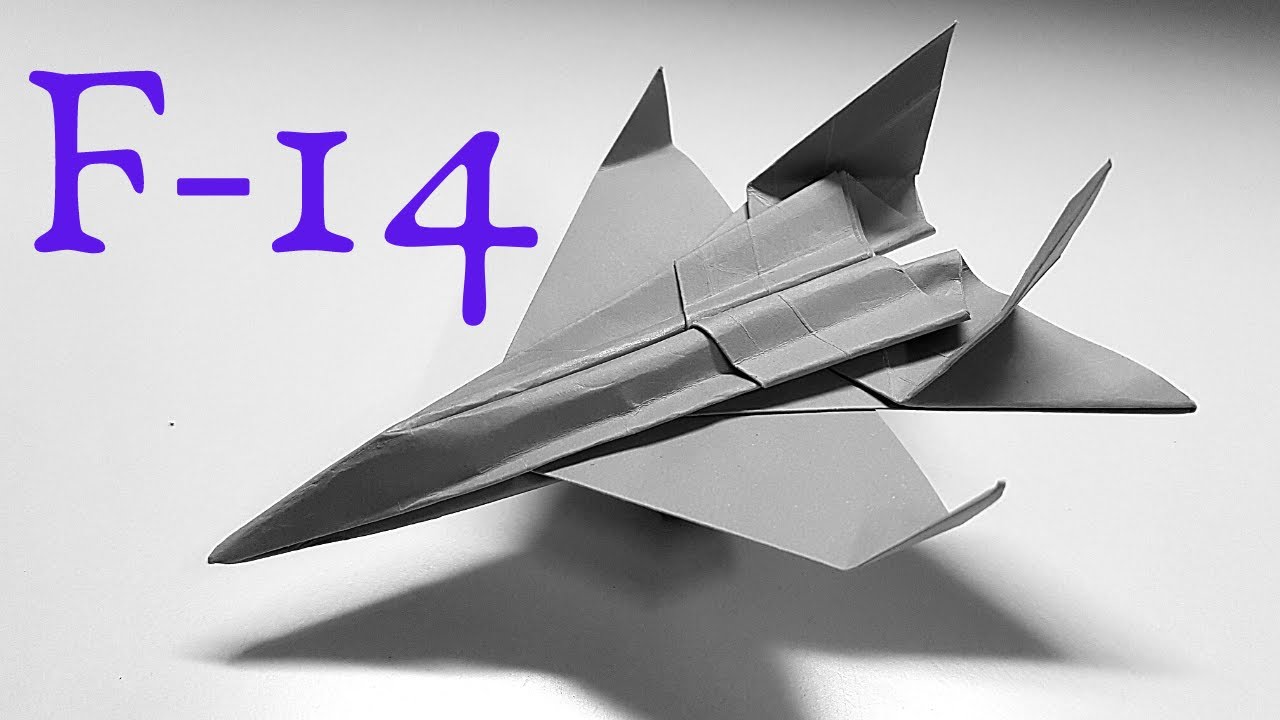 종이 접기 비행기 접기 F-14 쉬운것/How to make a paper airplane F-14/摺紙飛機 F-14簡單 ...
