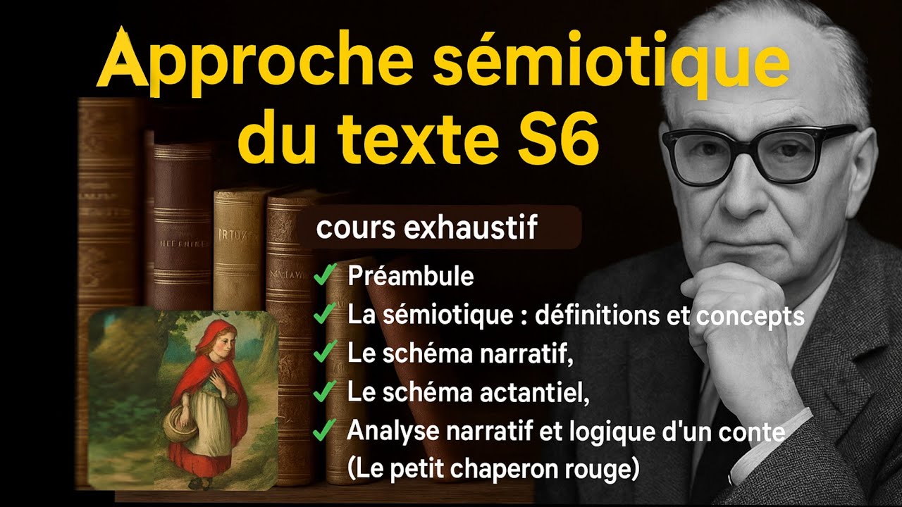 Approche sémiotique du texte S6 : cours complet ( + exemple d'analyse ...