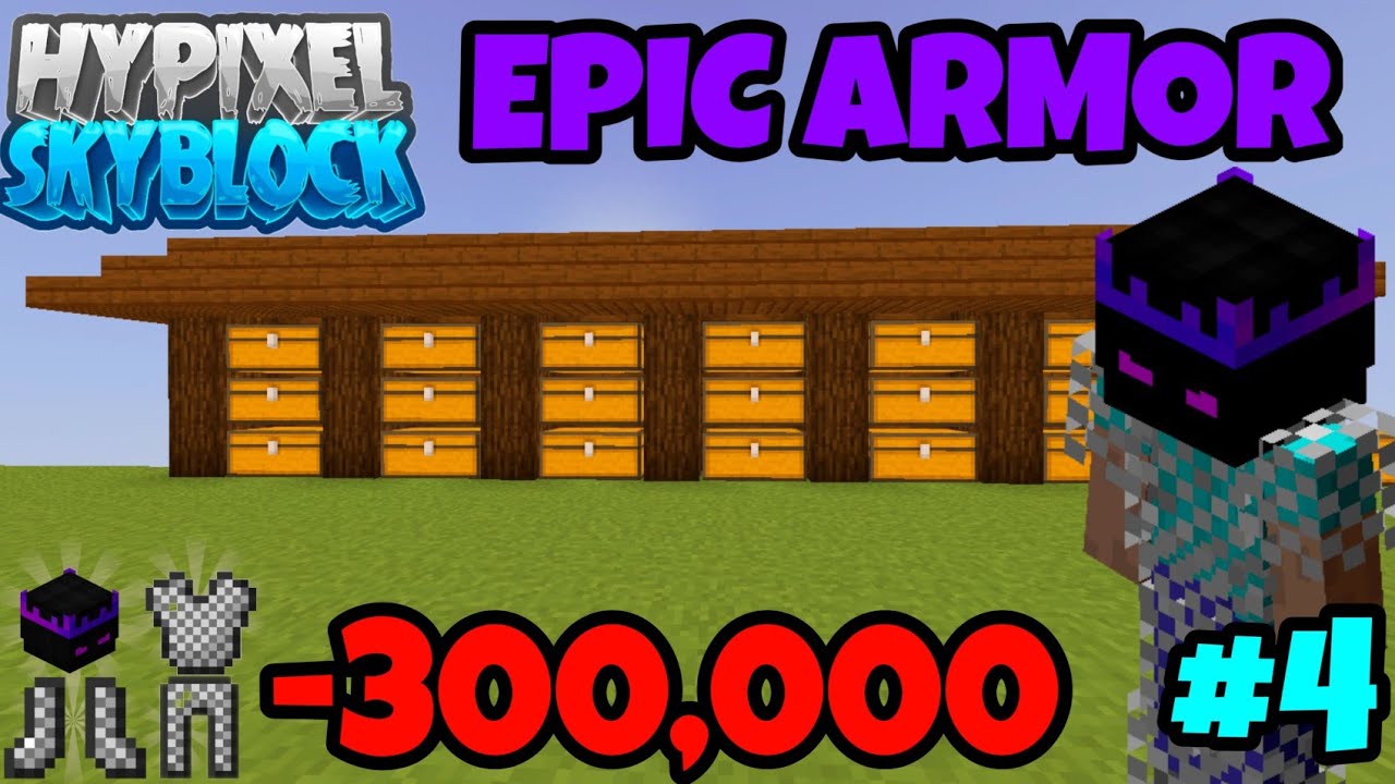 Finally I Purchase Epic Armor 😍 in Minecraft Hypixel Skyblock | Hypixel ...