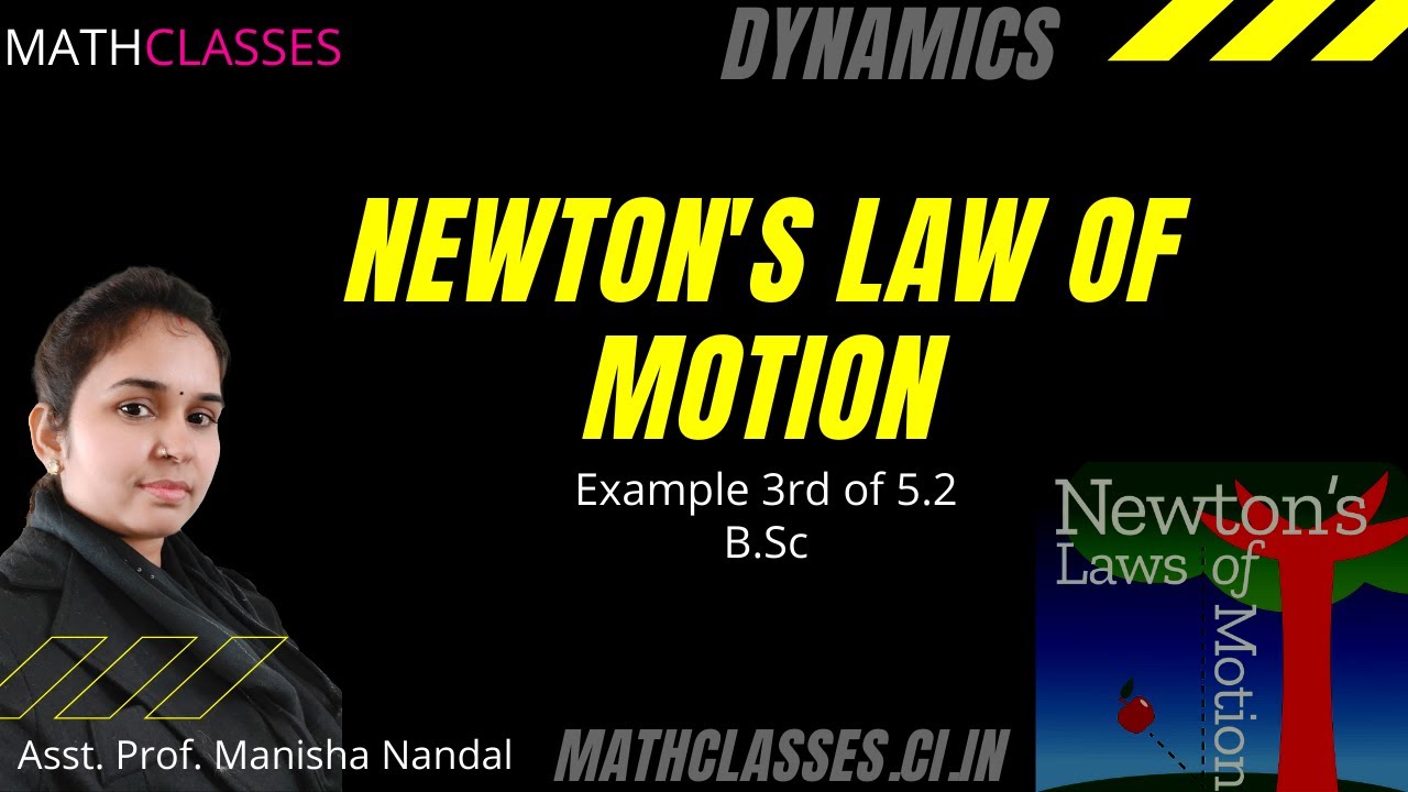 Newton's Law of Motion | Newton's law of motion examples | Example 3rd ...