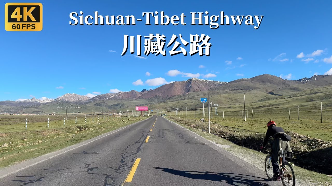 Driving on China's G318 Sichuan-Tibet Highway-Litang to Batang Section ...