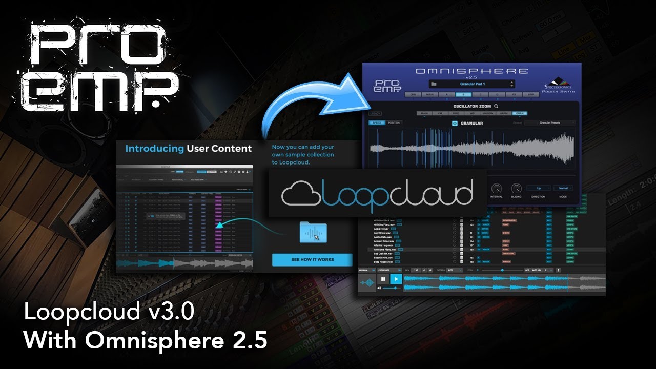 Loopcloud 3.0 & Omnisphere 2.5 - YouTube