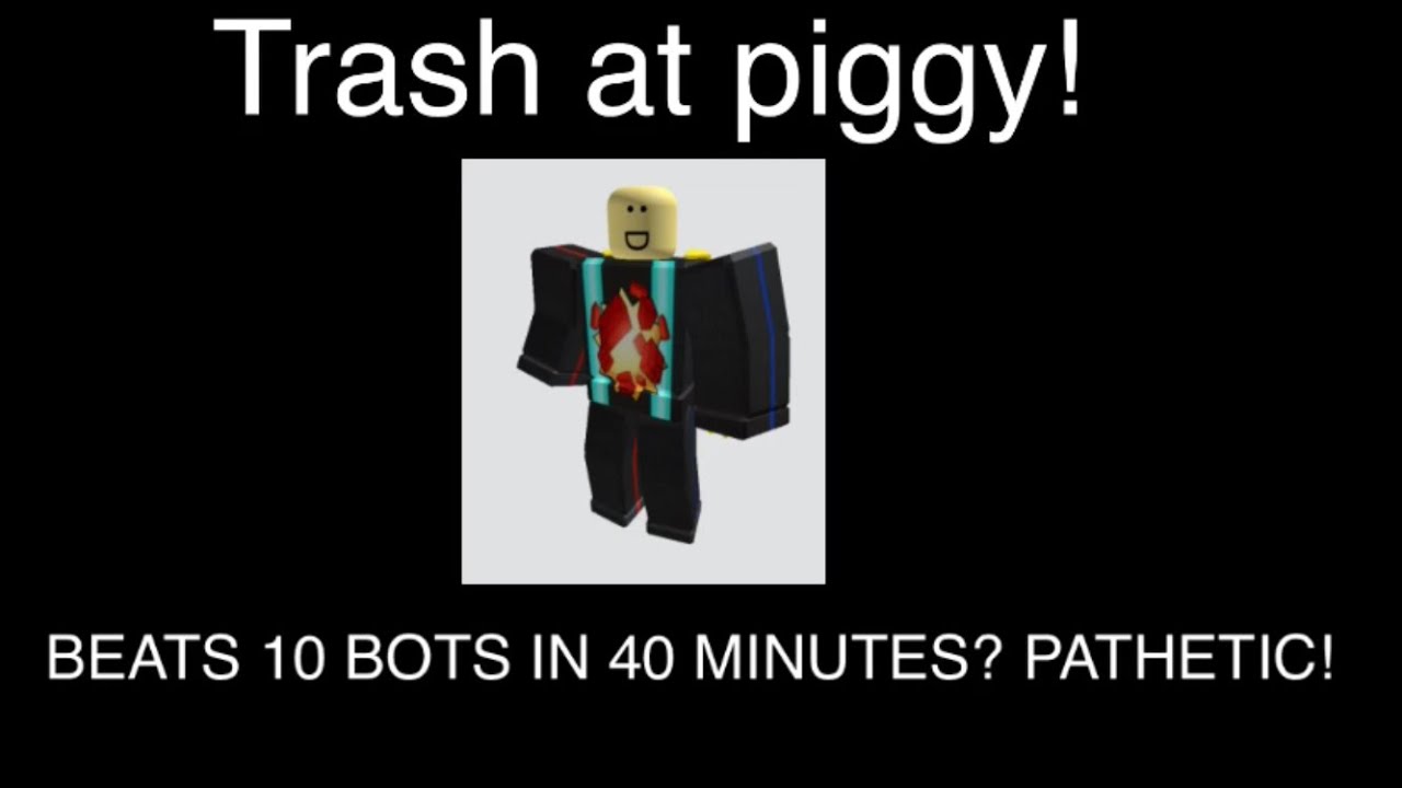 I AM TRASH AT PIGGY (Gallery 10 bots) - YouTube