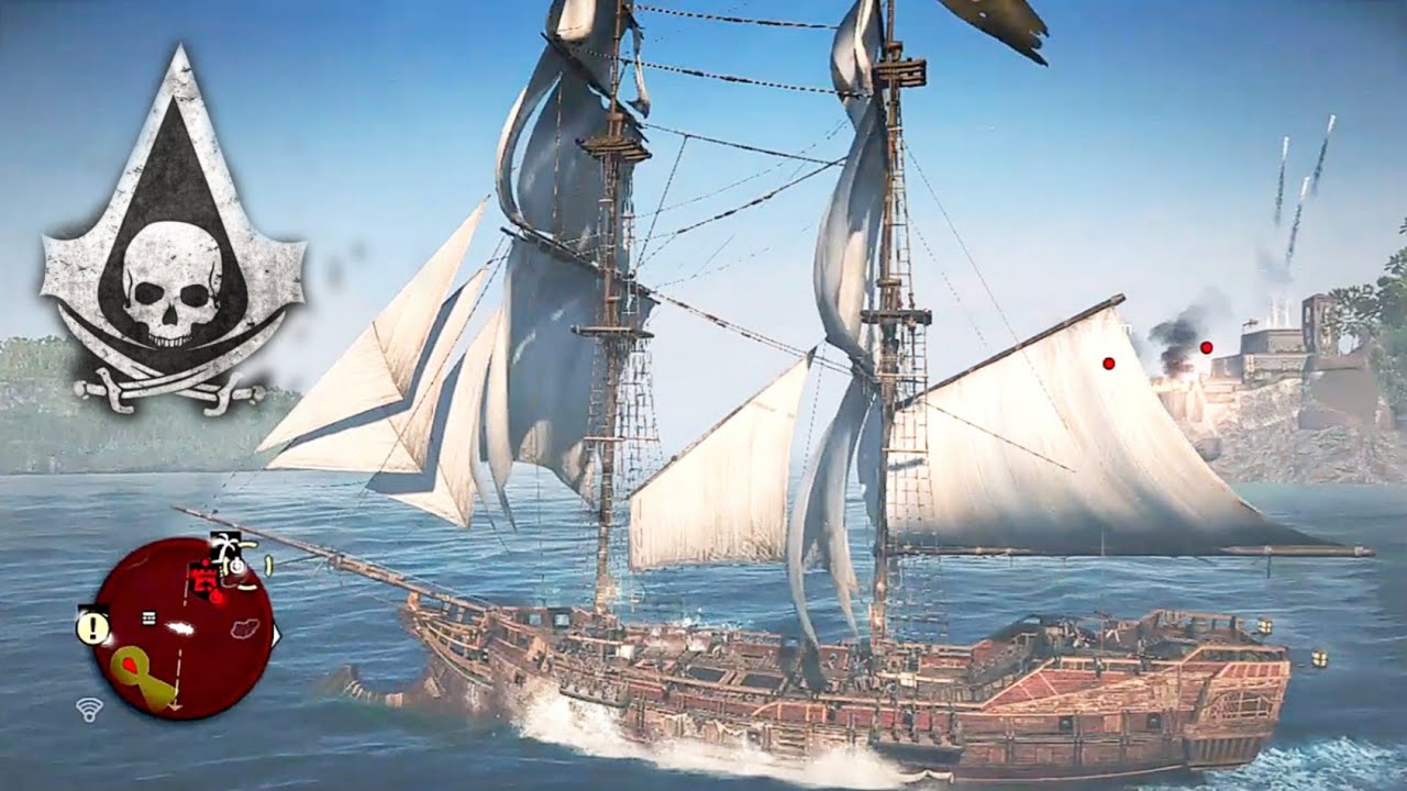Assassin's Creed IV: Black Flag Open World First Fort Attack 2020 - YouTube