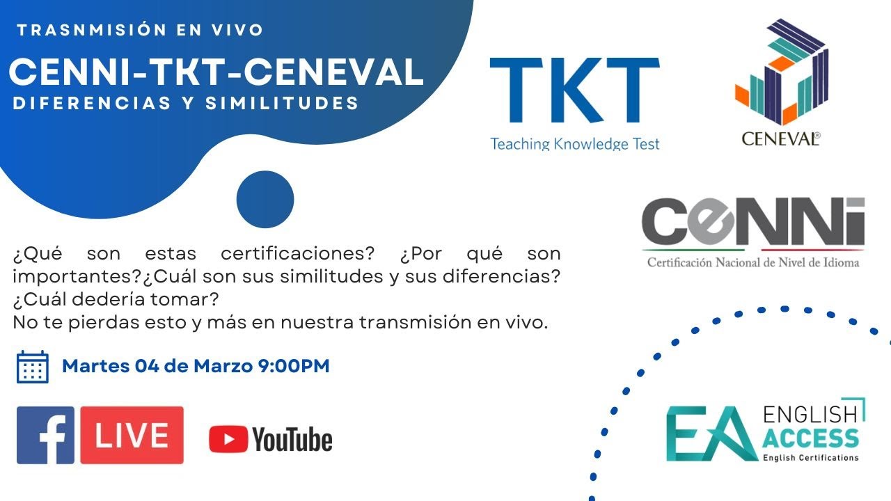 TKT vs CENNI vs Lic. por CENEVAL - YouTube
