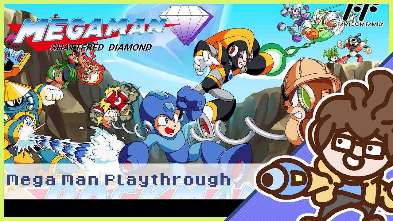 Mega Man Shattered Diamond (Demo) - Mega Man Playthrough - YouTube