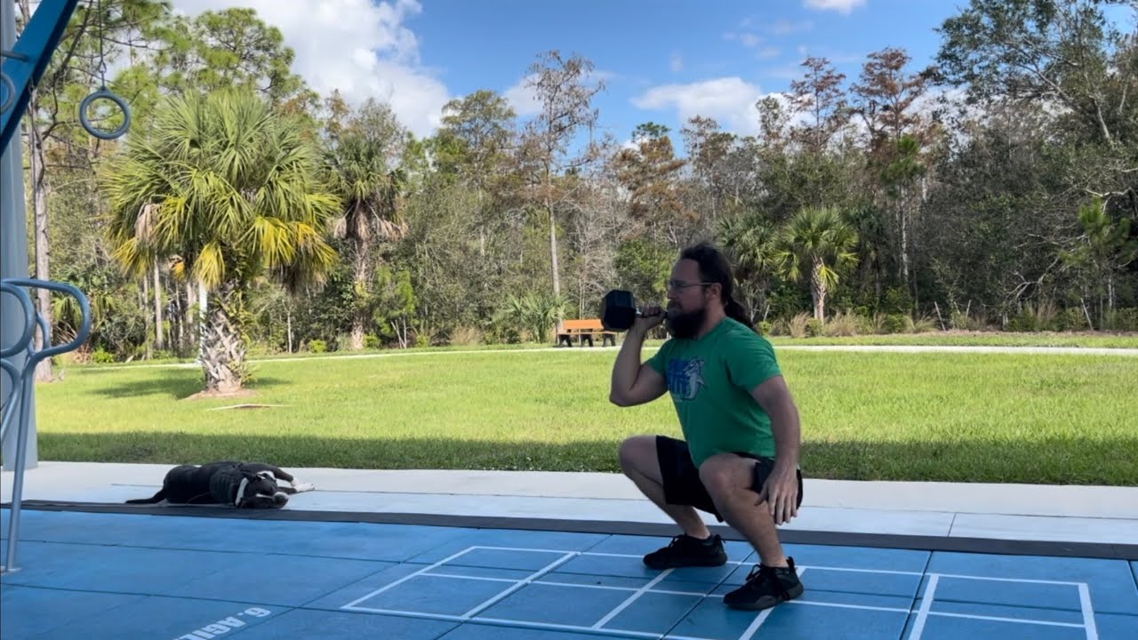 Dumbbell Front Squat (Single and Double) Exercise Demonstration - YouTube