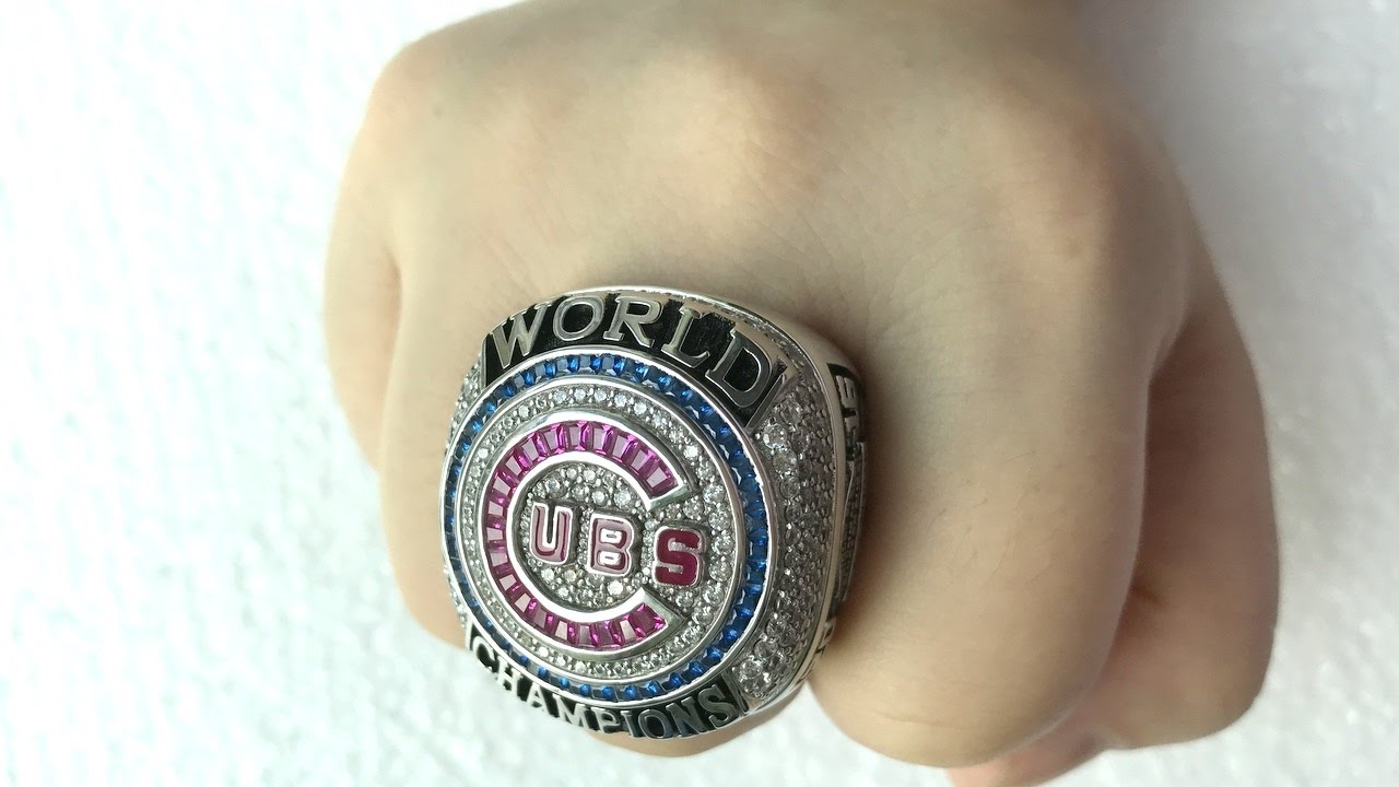 Chicago Cubs 2016 World Series Championship Ring Replica. - YouTube