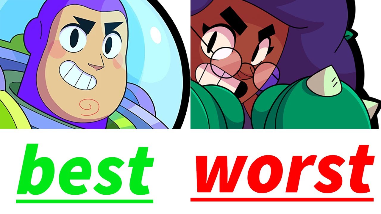 ranking EVERY SINGLE brawler from worst to best! - YouTube