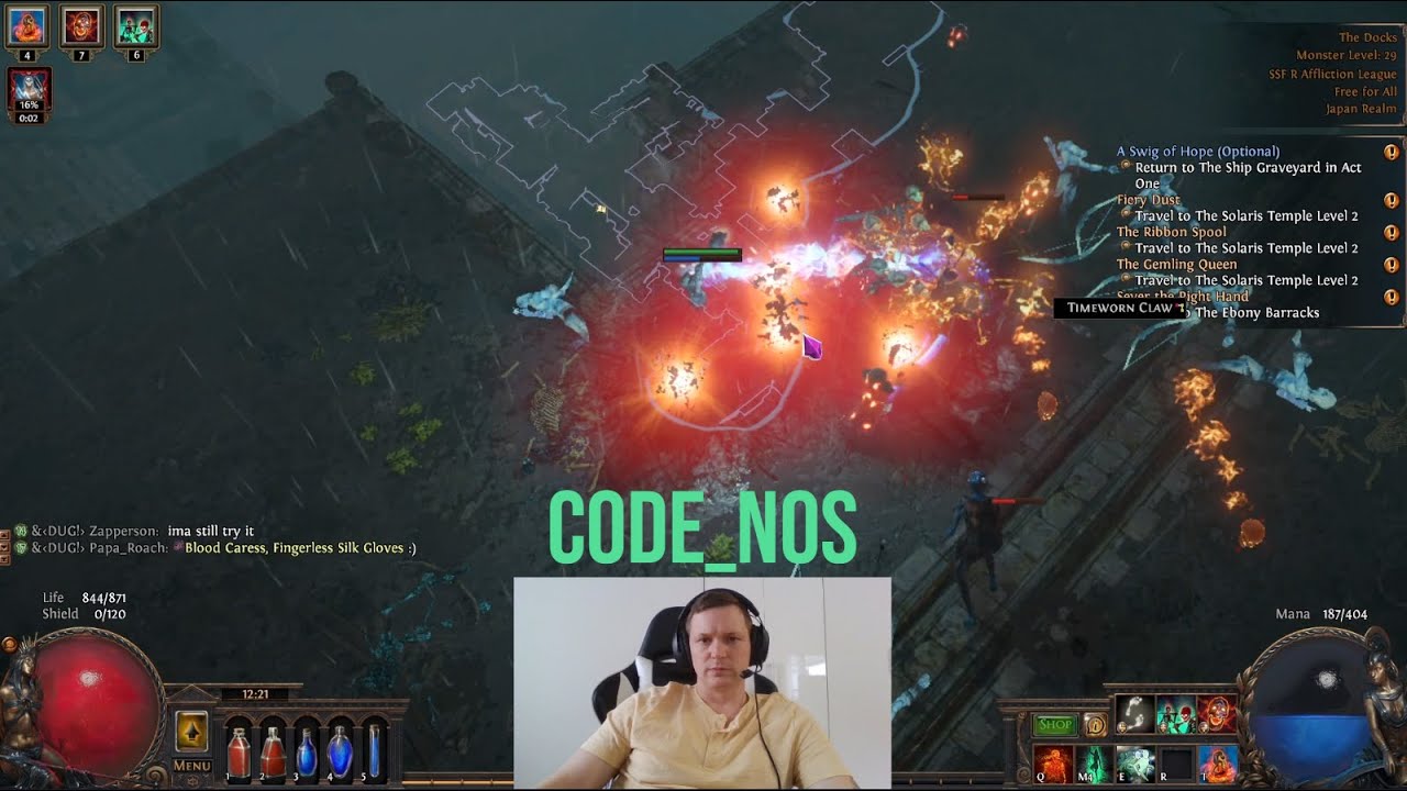 POE SSF Ruthless Act 3 Catacombs through Solaris Temple. - YouTube