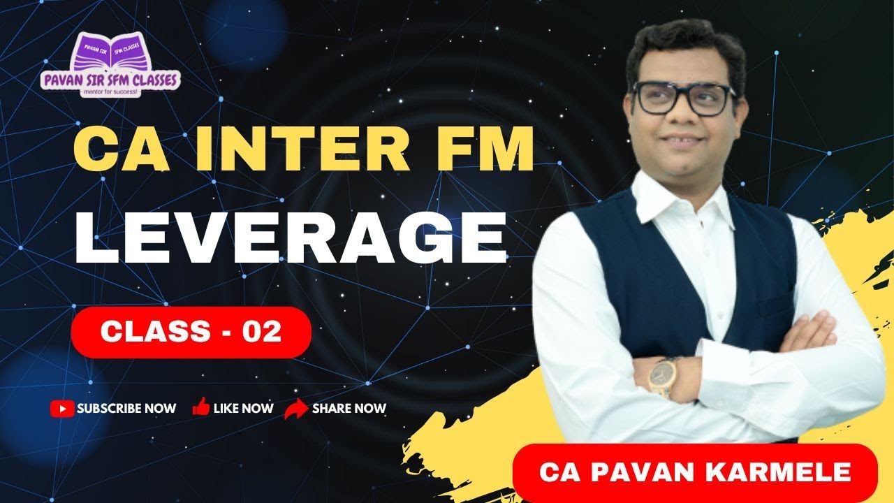 CA Inter FM Class 29 (Leverages Class 1 ) - YouTube