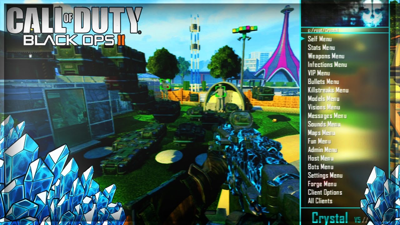 LE MOD MENU CRYSTAL SUR BO2 ! - YouTube