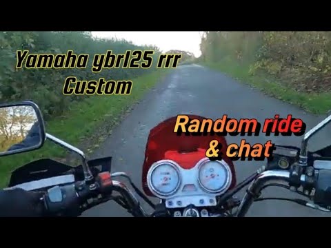 Yamaha YBR125 rrr Custom | Random ride | Quick chat - YouTube