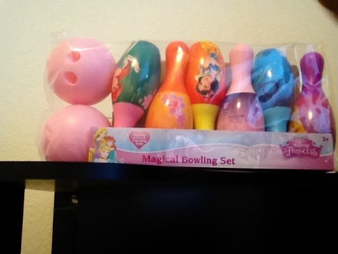 Disney Princesses Bowling Set ((Fun & Easy)) - YouTube