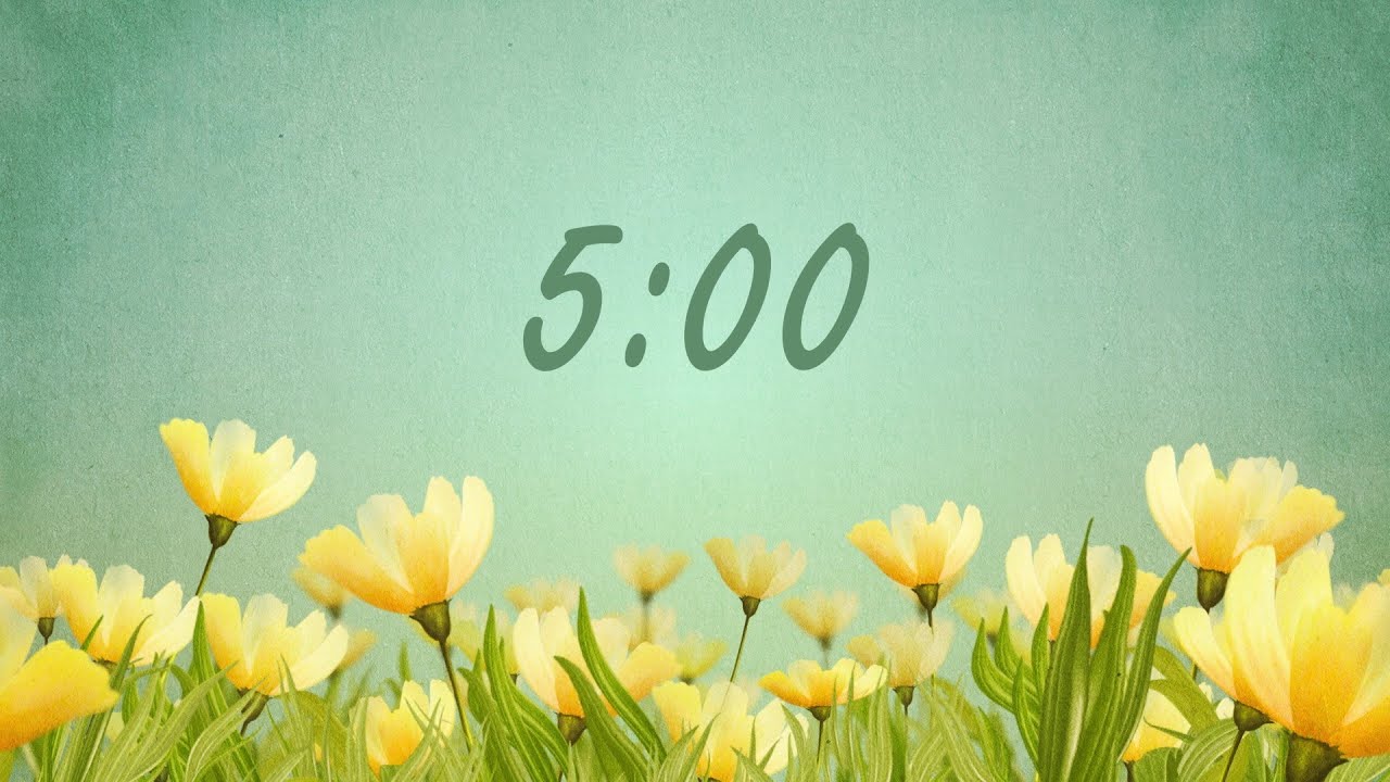Spring Flower Garden Silent Countdown Preview - FREE DOWNLOAD - YouTube