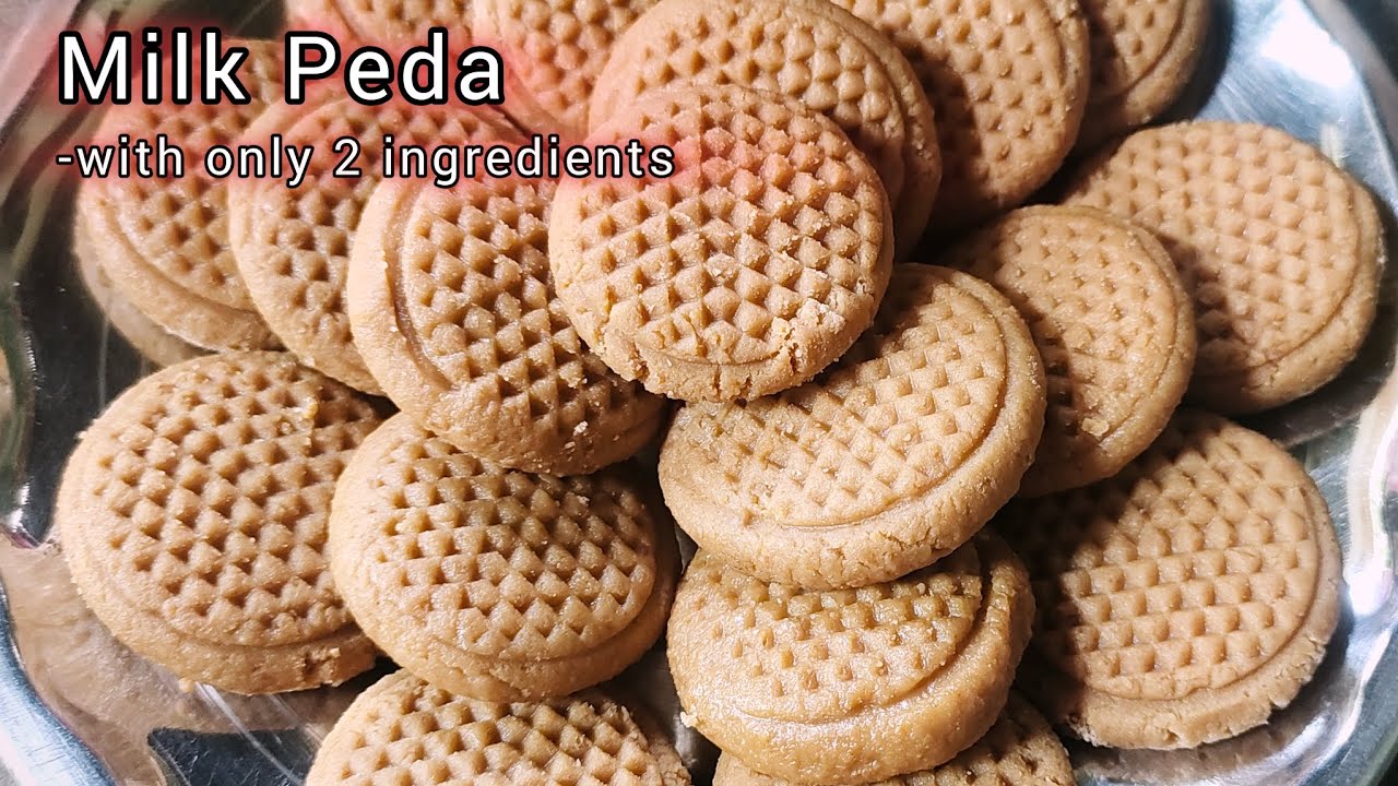 Milk Peda Recipe - with only 2 ingredients | Doodh Peda | Homemade ...