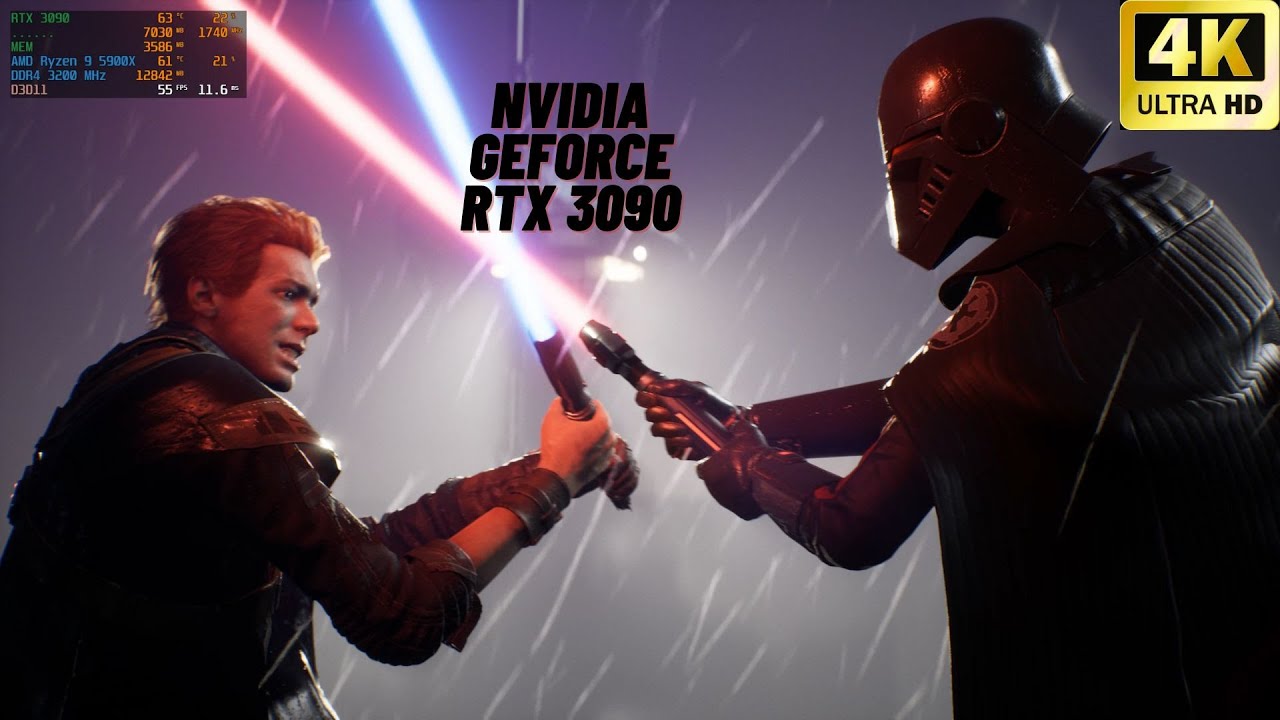 Star Wars Jedi Fallen Order - Gameplay With RTX 3090 & RayTracing with ...