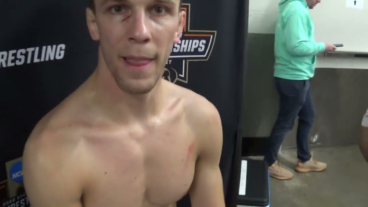 Evan Wick (Cal Poly), 3rd at 165 pounds, 2022 NCAA Championships - YouTube
