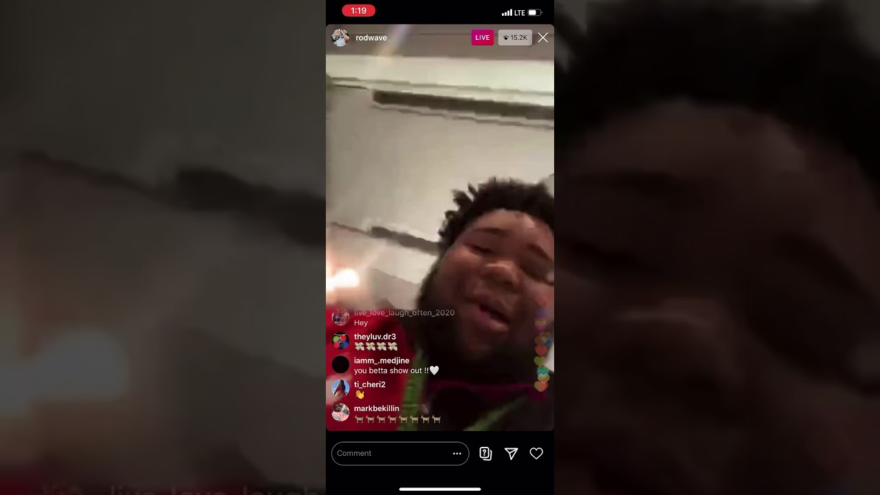 Rod wave on ig live new song !!!2020 lit must watch - YouTube