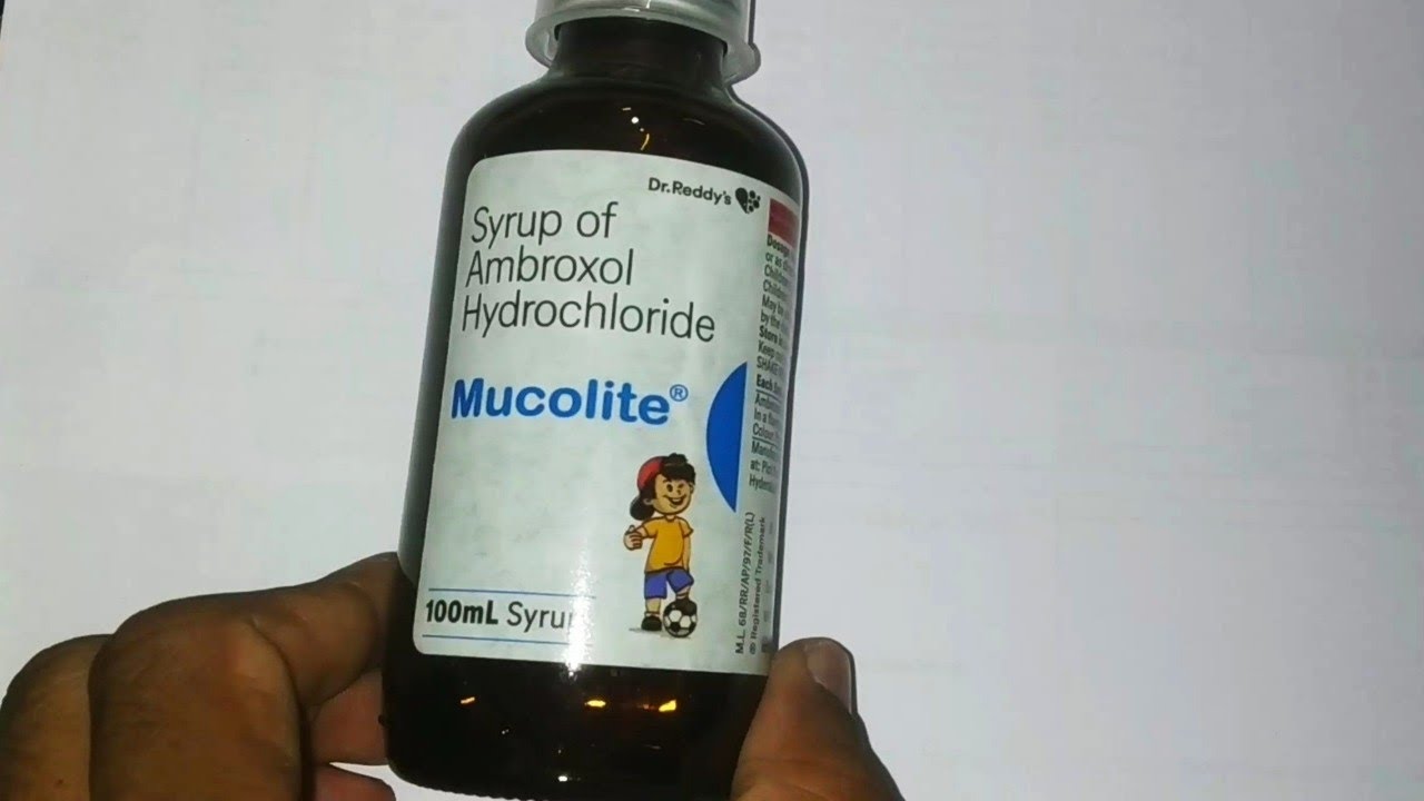 #Mucolite Syrup| syrup of ambroxol hydrochride.. - YouTube