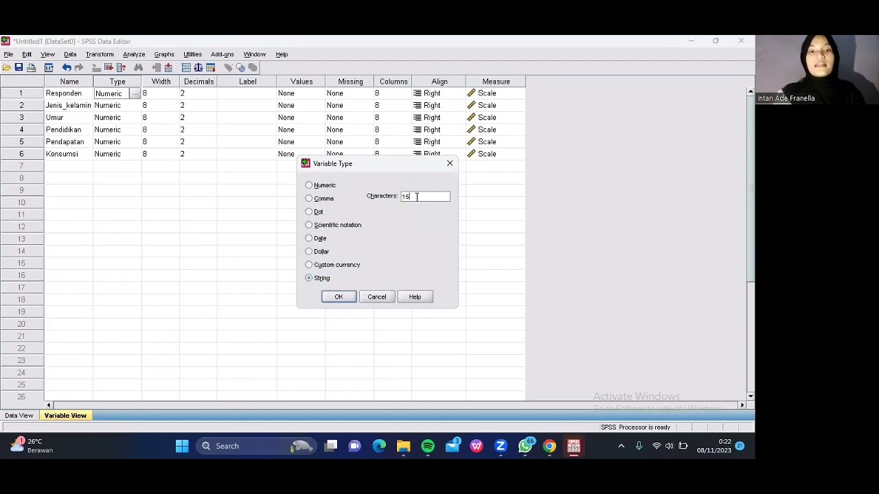 Uji Statistik Deskriptif Karakteristik Responden Menggunakan SPSS16 ...