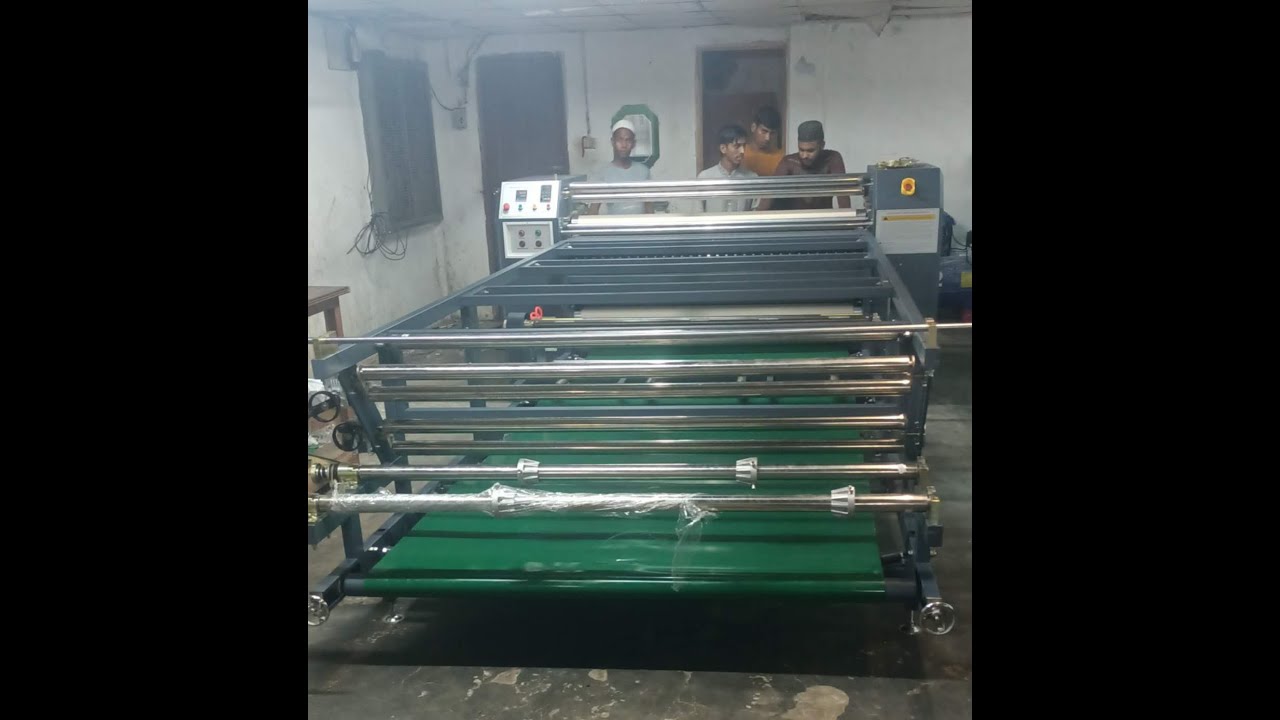 MULTIFUNCTIONAL ROTARY HEAT TRANSFER MACHINE 420 drawer - YouTube