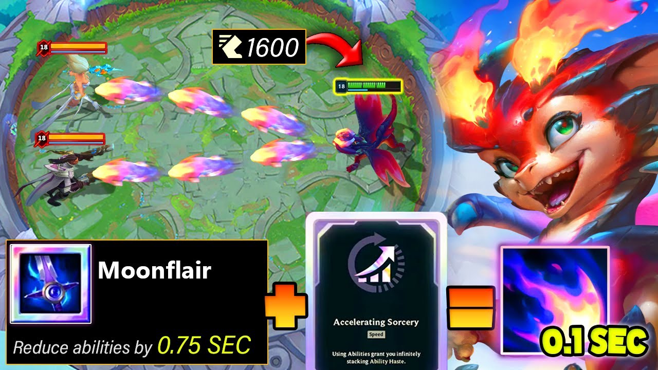 Smolder but I have INFINITE SCALING ABILITY HASTE and my Fireball is a ...