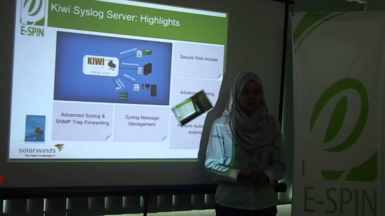 Solarwinds Kiwi Syslog Server Product Overview by E-SPIN - YouTube